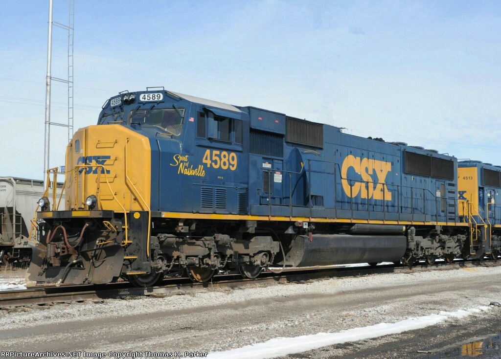CSX 4589 SD70AC Spirit of Nashville